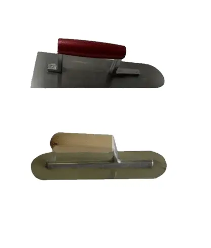 Lisseuse en inox pour la pose de moquette de pierre